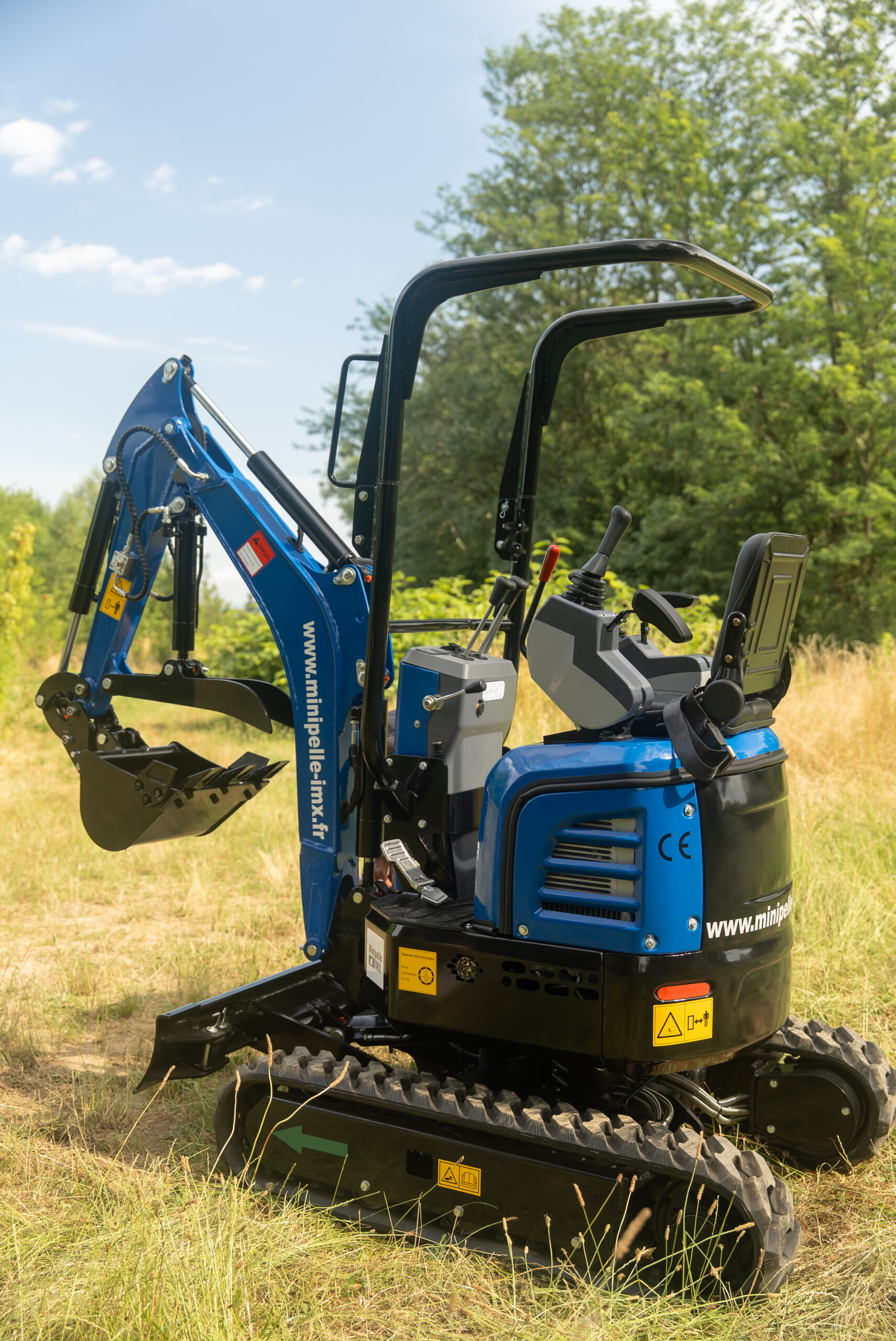 Mini Pelle 1T2 PRO Moteur Yanmar 15 CV - Minipelle IMX