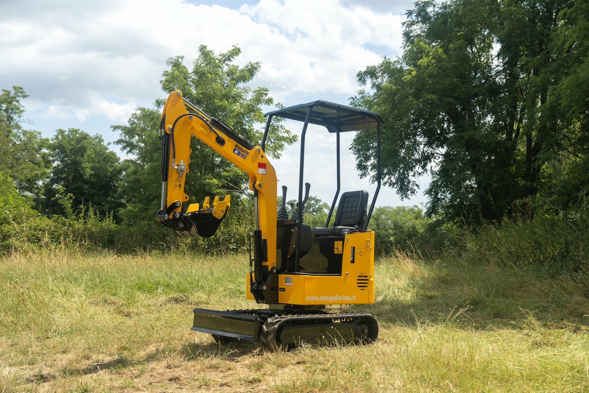 Mini pelle 1T (800 kg) moteur diesel - Minipelle IMX